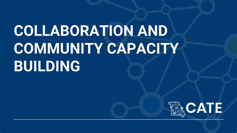 Collaboration And Community Capacity Building Cate