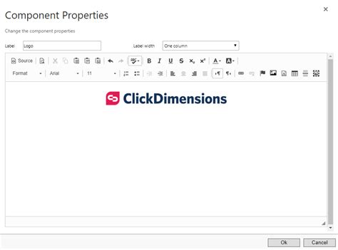Web Content Components Click Support