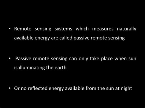 Passive And Active Sensors PPTX