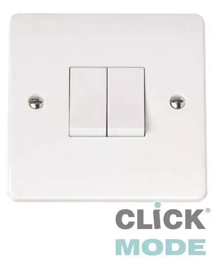 CLICK MODE SCOLMORE Gang Way Light Switch CMA PicClick UK