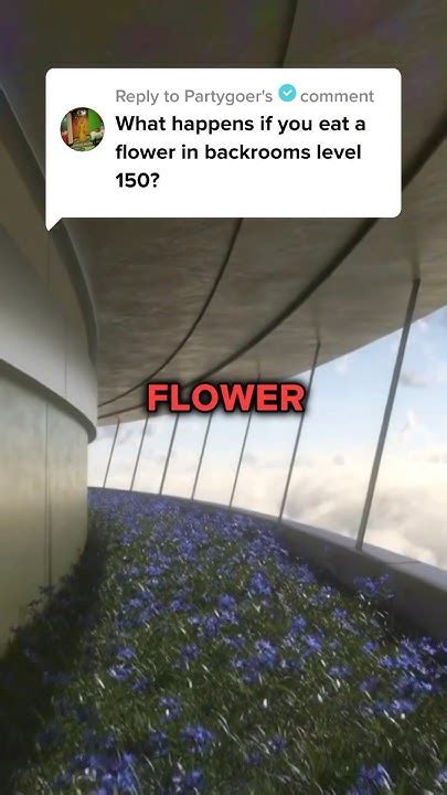 ⚠️what If You Eat A Flower In Backrooms Level 150 Found Footage⚠️