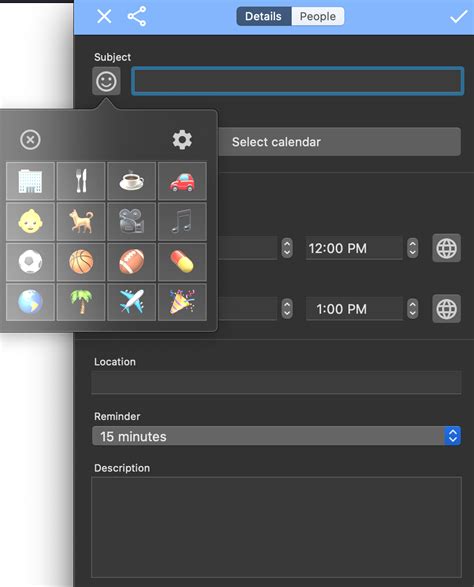 Add More Emojis To Quick Emoji Button Code Spark Support Onecalendar