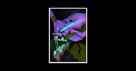 Neon Genisis Evangelion Unit 01 Neon Genisis Evangelion Sticker TeePublic