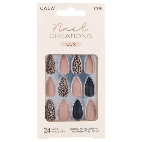 Veštački nokti Tipse Set press on tipsi CALA Cheetah