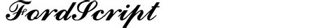 Fordscript Font Download