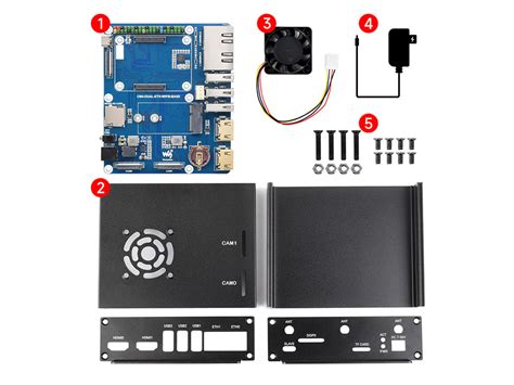 Buy Waveshare WIFI Dual ETH Base Board Mini Computer Designed For Raspberry