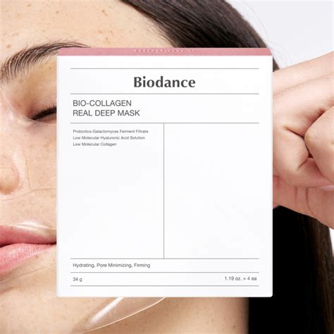 Bio Collagen Real Deep Mask Biodance Better Formula For Better Glow