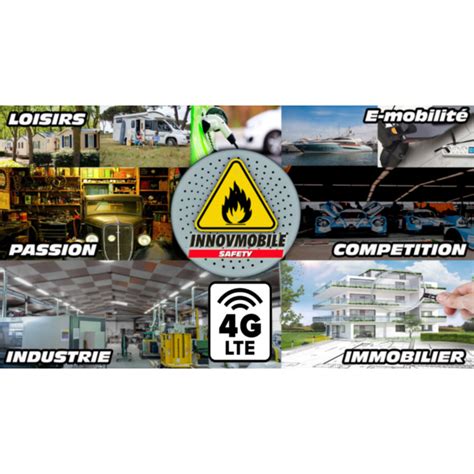 Foxy 4g Autonomous Connected Fire Smoke Detector Wireless Gsm Sms