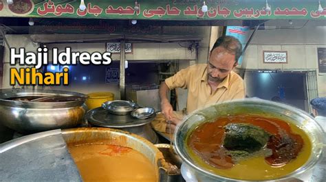 Haji Idrees Nihari 70 Years Old Nihari In Karachi Street Food