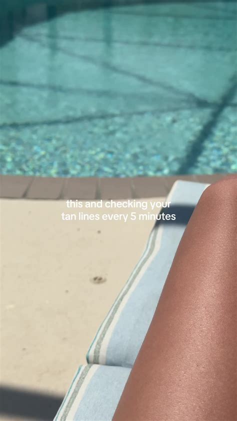 Guide To Achieving Perfect Tan Lines Tiktok