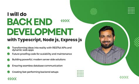 do back end development with typescript node js express by