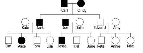 Solved Use The Pedigree To Answer The Following Question