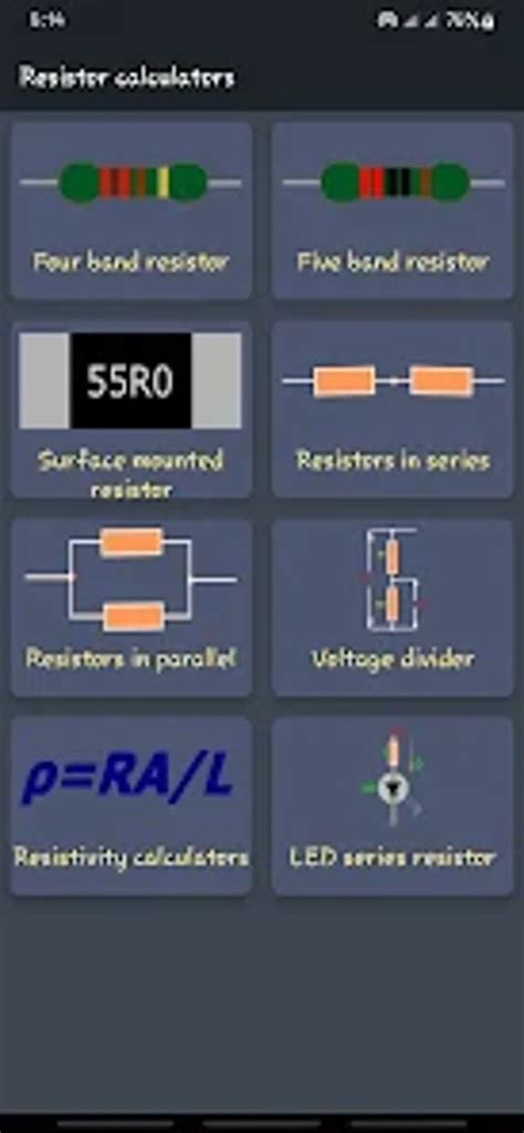 All Resistor Calculator Para Android Download