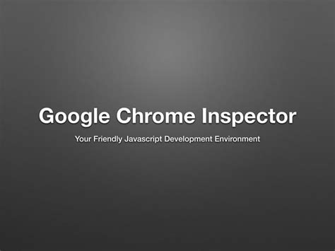 Run Around Chrome Inspector Pdf