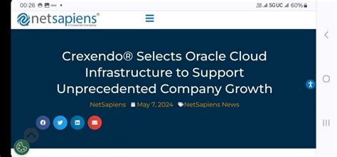 Sergio J Castro On Linkedin Oci Crexendo Oracle Oraclecloud Oraclecloudinfrastructure