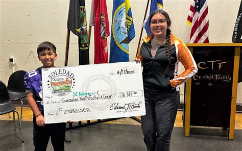 Ctf Soledad Donates 16k To Youth Sports