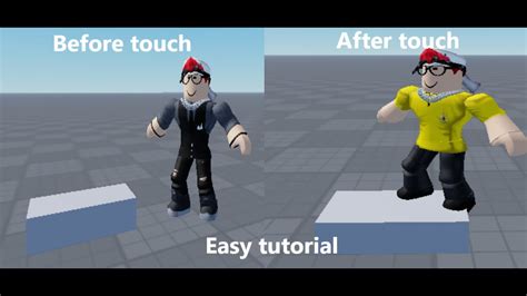 Tutorial How To Make A Part Give Clothes After Touch On Roblox Studio YouTube