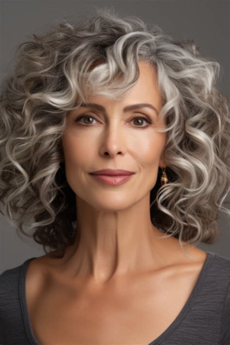 27 Flattering Curly Hairstyles For Women Over 60 Medium Curly Hair