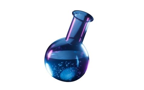 Premium Photo Chemical Flask Isolated Element 3d Rendering