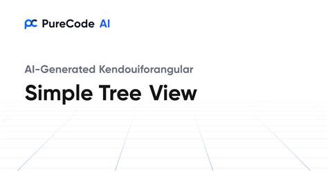 Build Great Kendouiforangular Simple Tree View Components Faster Using