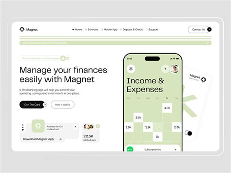 Landing Page For Financial Advisor App By Awsmd On Dribbble