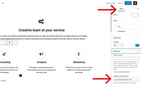 Add Css Animation To A Block Viva Themes