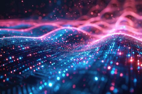 Data Streams Of The Future Stock Illustration Illustration Of Dynamic