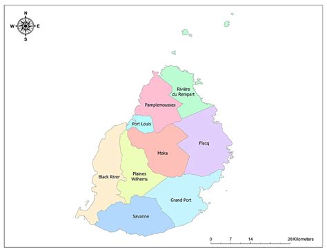 Mauritius Map