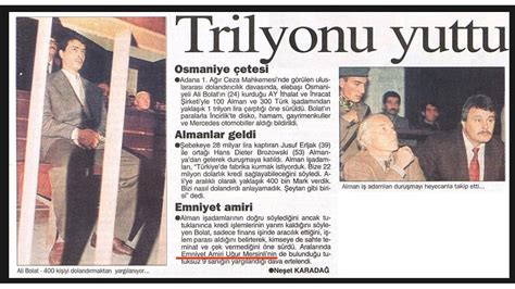 Gazete Kupürü Ortaya çıktı İsa Aras Mersinlinin Babası Uğur Mersinli