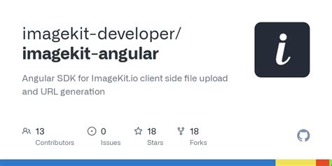 GitHub Imagekit Developer Imagekit Angular Angular SDK For ImageKit Io Client Side File