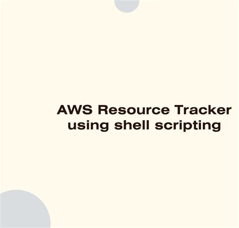 Automating Aws Resource Monitoring With Shell Scripting My Journey