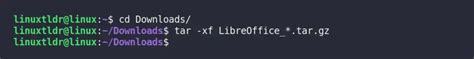 libreoffice installing upgrading and removing on linux