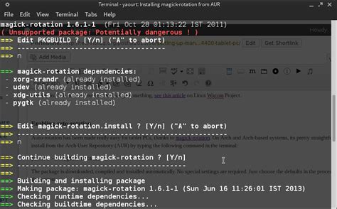 Setting Up Manjaro Linux 086 On Hp Tc4400 Tablet Pc Techno Faq