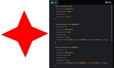 Css Star Shapes ★ Source Code Included ★ Coding Dude