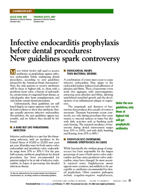 Fillable Online Infective Endocarditis Prophylaxis Before Dental