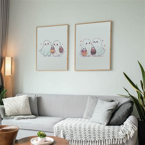 Spooky Cute Chibi Ghosts Png S Clipart Commercial Use Dpi Chibi Kawaii Halloween