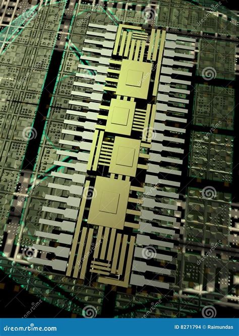 Microchip Technology Stock Illustration Illustration Of Software 8271794