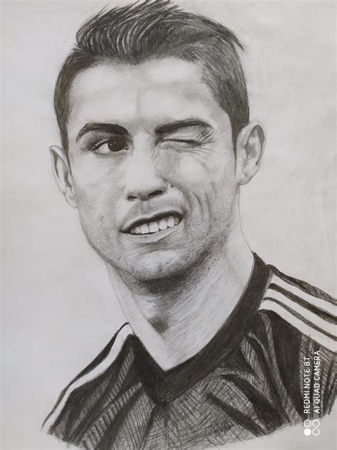 Рисунки карандашом роналдо 82 фото