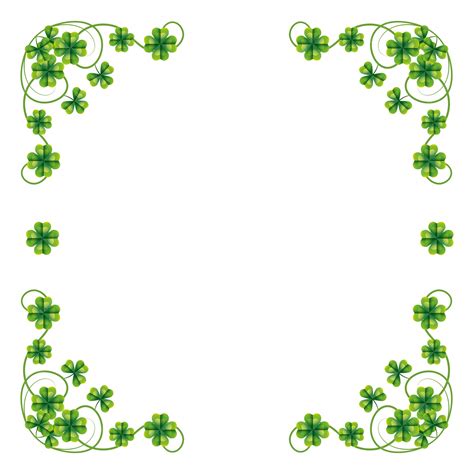 4 H Clover Border