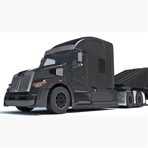 Bottom Dump Truck 3d Model Download Truck On