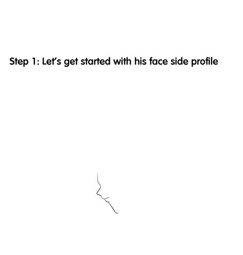 How To Draw Goku Side View Easy Step By Step Tutorial