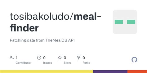 Github Tosibakoludomeal Finder Fatching Data From Themealdb Api