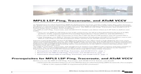 mpls lsp ping traceroute and atom vccv cisco table 2 mpls lsp