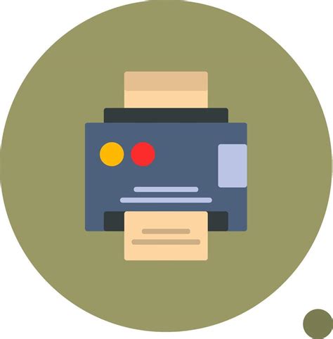 Printer Flat Shadow Icon 52839055 Vector Art At Vecteezy