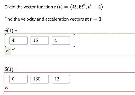 Solved Given The Vector Function R T T T T Find The Chegg