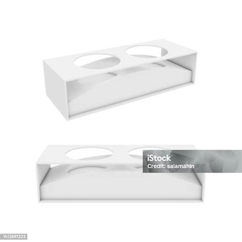 흰색 배경에 고립 된 원형 구멍이있는 스탠드 3d 렌더링 갈색에 대한 스톡 사진 및 기타 이미지 갈색 검은색 공란 Istock