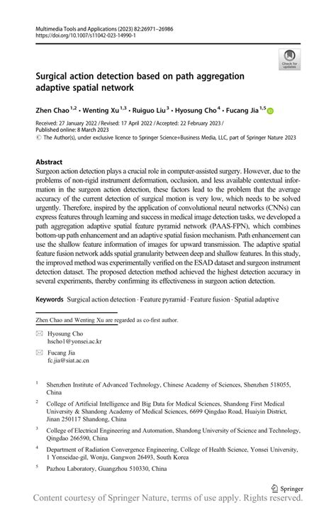 surgical action detection based on path aggregation adaptive spatial