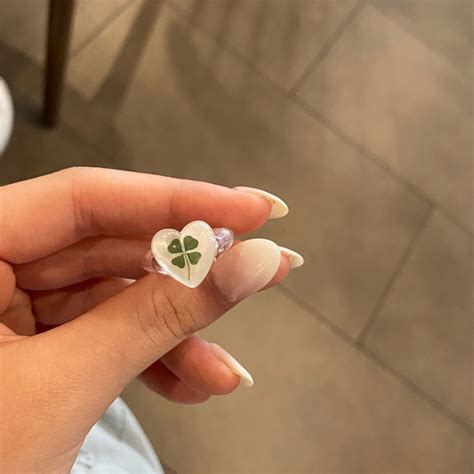 네잎클로버반지 네잎클로버링 헹운반지 에이블리