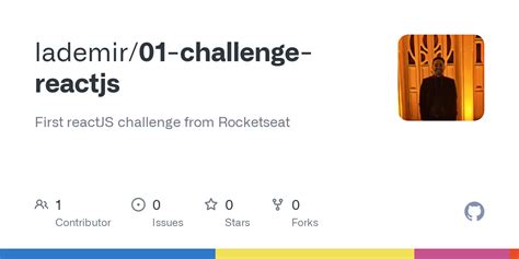 Github Lademir01 Challenge Reactjs First Reactjs Challenge From