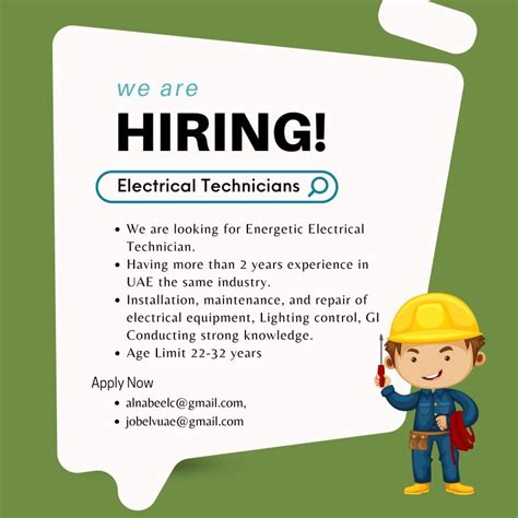 Mohamed T On Linkedin Jobs Hiringnow Hiringimmediately Electrical Electricalinstallation…